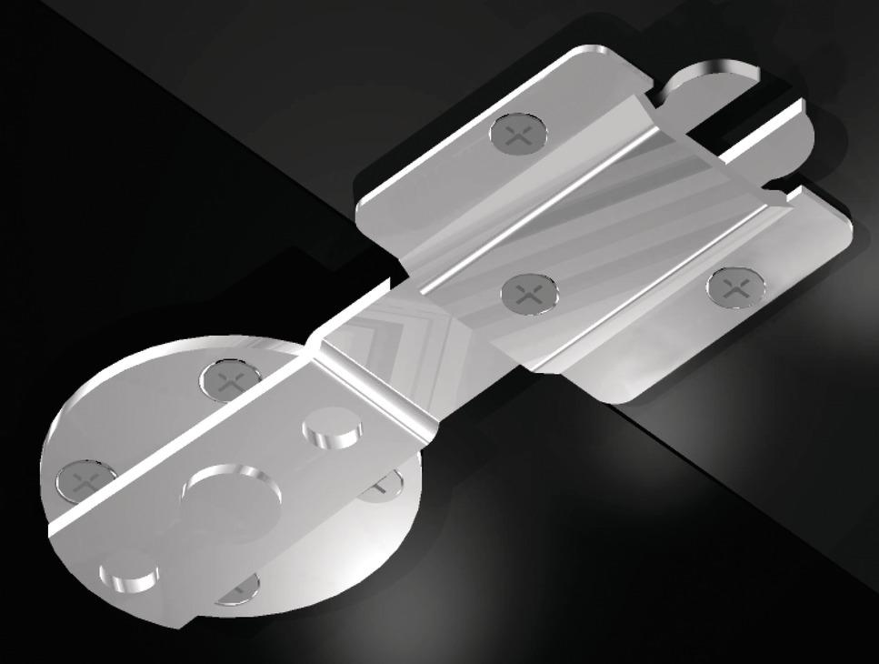 Table Connector, For Connecting Separate Table Tops, Steel