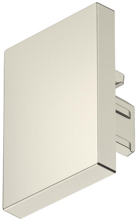 Loox Aluminium Drawer Profile 2103 End Caps (Pack Of 5 Pairs)