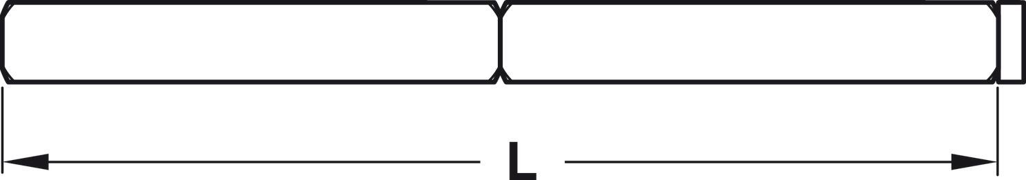 Split Spindle, 8 Mm Square, For Use With Split Follower Locks