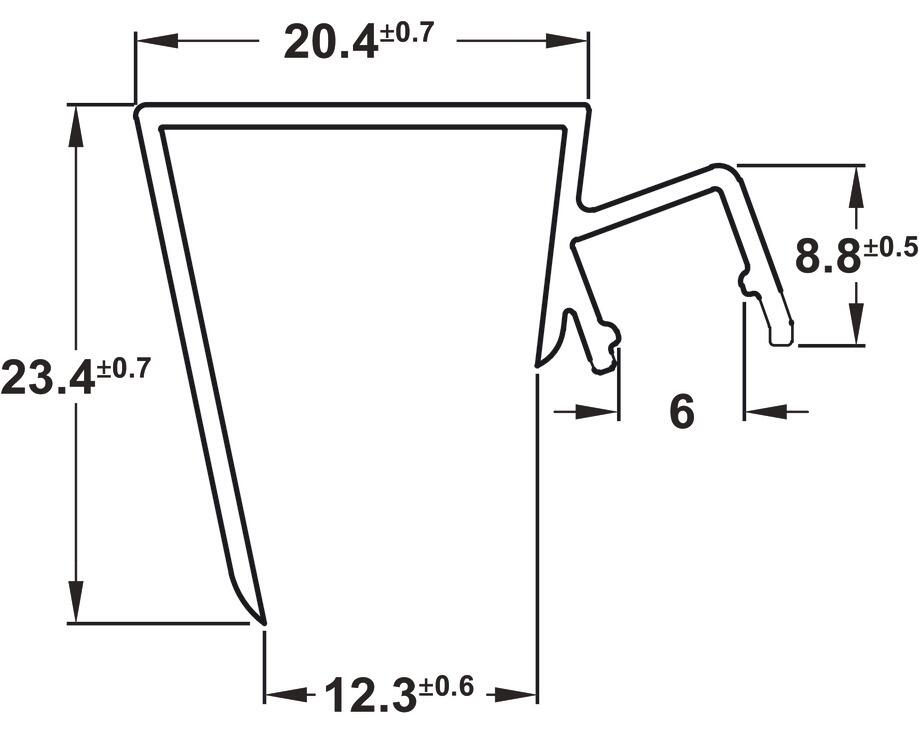 Flex Led Light Strip System - Plinth Profile