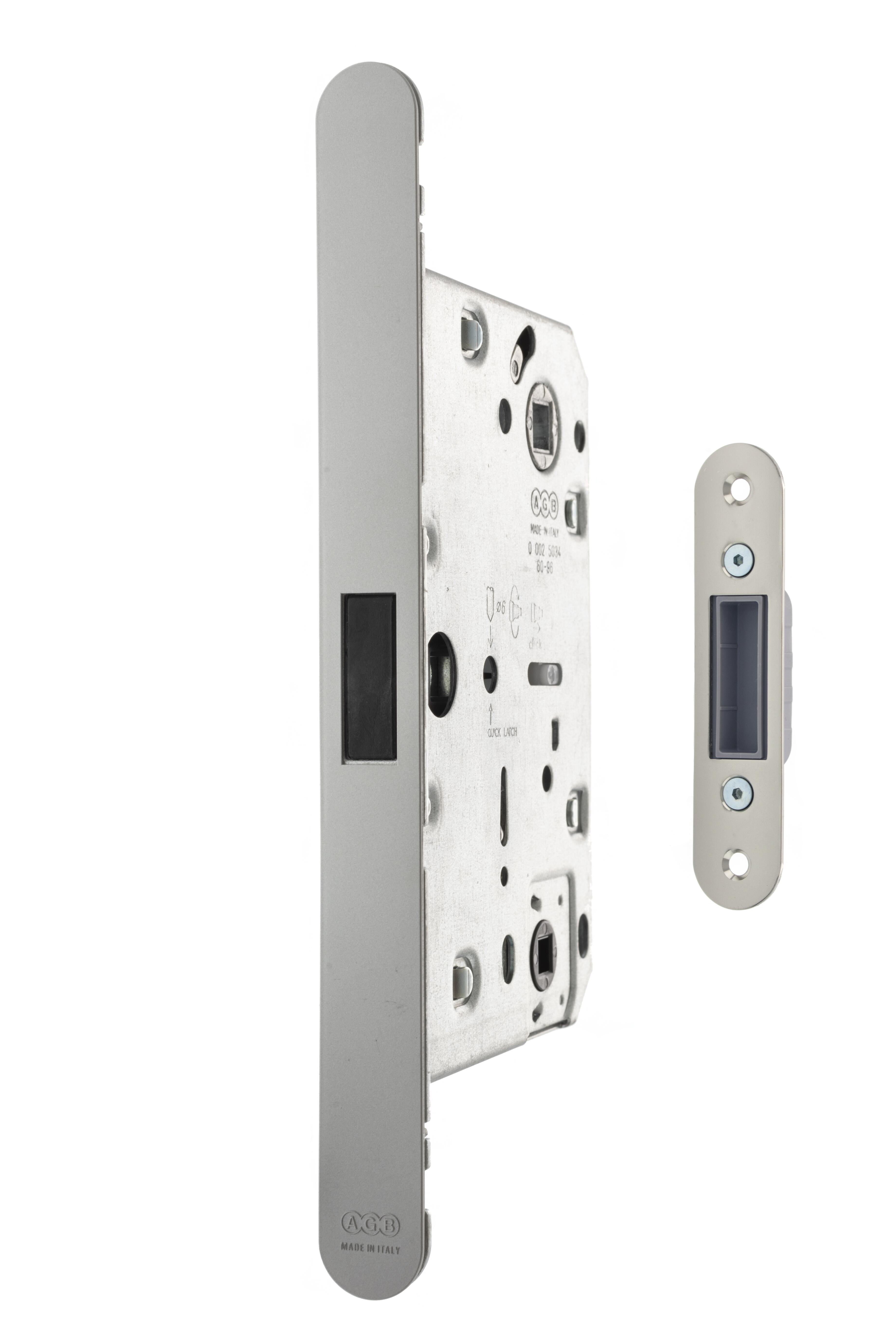 Agb Revolution Xt Magnetic Bathroom Lock 60mm Backset