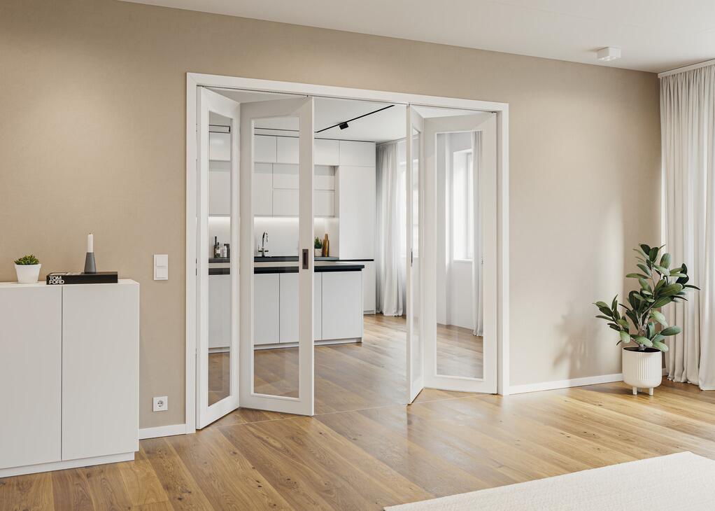 Fitting Set, For Interior Folding Doors, Hafele Slido D-Fold21 50a / 50b