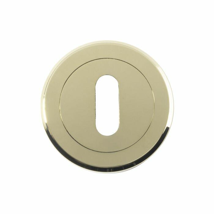 Round Escutcheon, Lock Profile, 50 X 10 Mm, Zinc Alloy