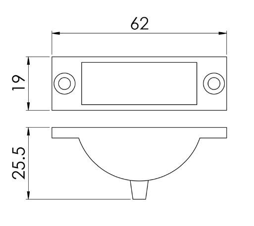 Flush Bolt (Easyclean) Floor Socket
