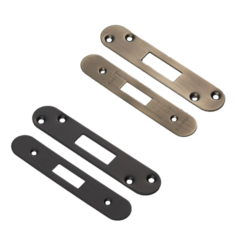 Forend Strike And Fixing Pack For Deadlocks, Easi-T, Radius Forend Strike And Fixing Pack For Deadlocks, Easi-T, Radius