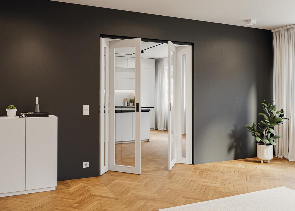 Fitting Set, For Interior Folding Doors, Hafele Slido D-Fold21 50a / 50b