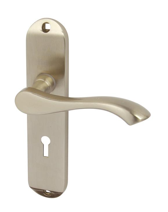 Welford, Lock Lever Handle On Backplate, Zinc Alloy