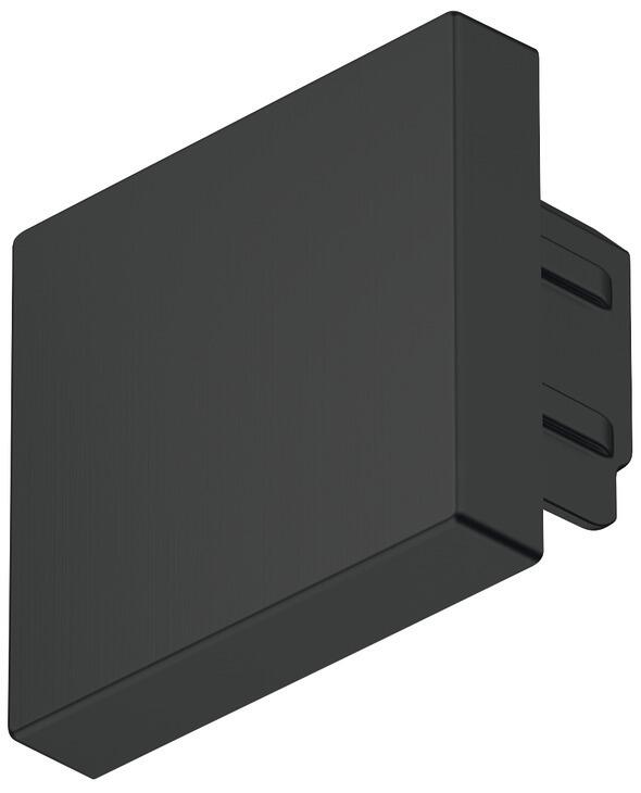 Loox Aluminium Drawer Profile 2102 End Caps (Pack Of 5 Pairs)