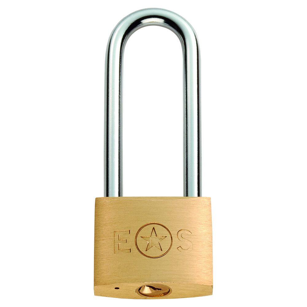 Long Shackle Brass Padlock