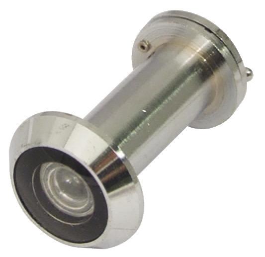 Door Viewer, For 40-55 Mm Doors, 200 Degree, Glass Lens, Brass