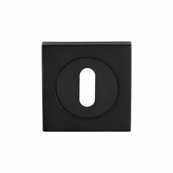 Square Escutcheon, Lock Profile, 52 X 10 Mm, Zinc Alloy
