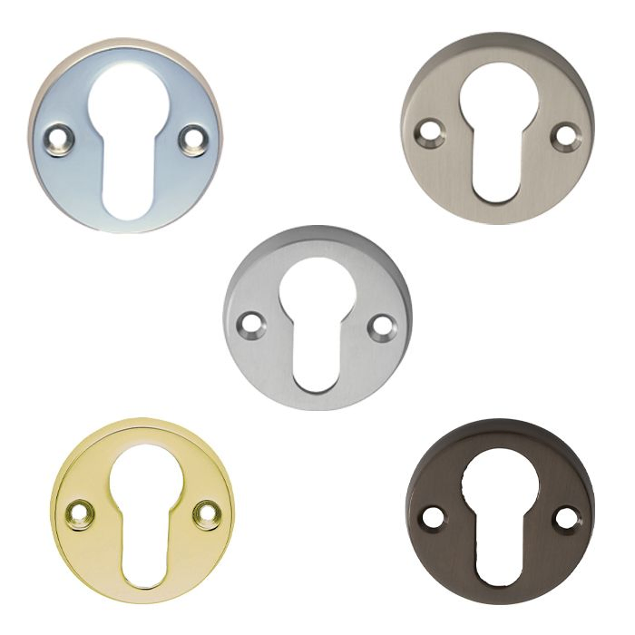 Round Escutcheon, Euro Profile, 45 X 8 Mm
