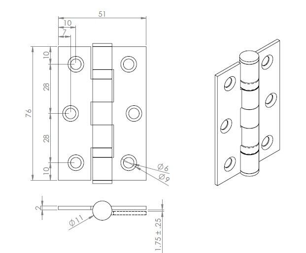 Serozzetta Sines Lever Handle On Round Rose, Latch Door Pack