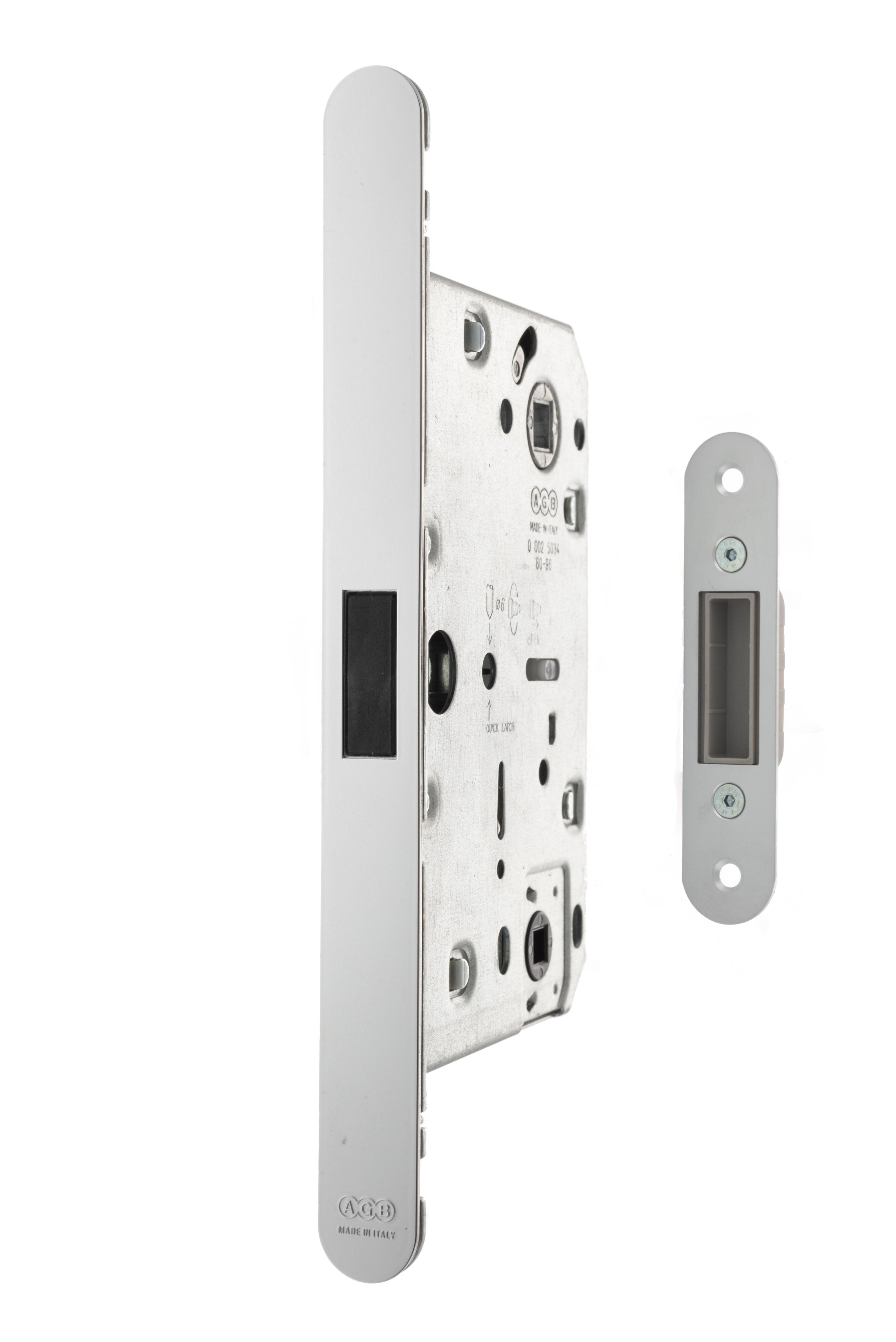Agb Revolution Xt Magnetic Bathroom Lock 60mm Backset