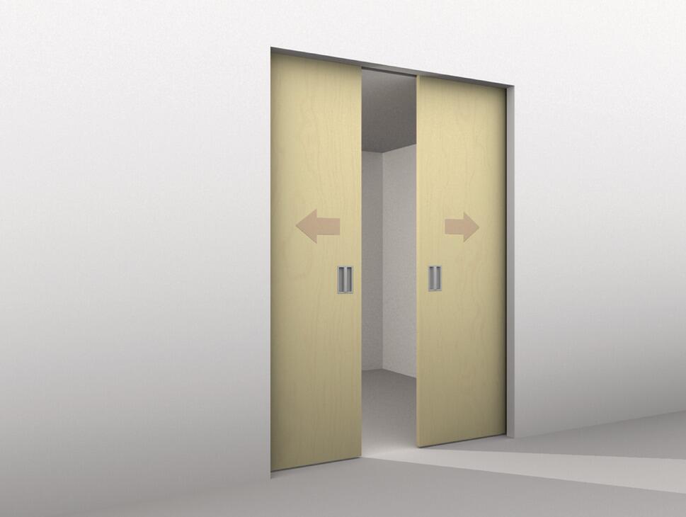 Fitting Set, For Sliding Interior Doors With Simultaneous Action, Hawa ...