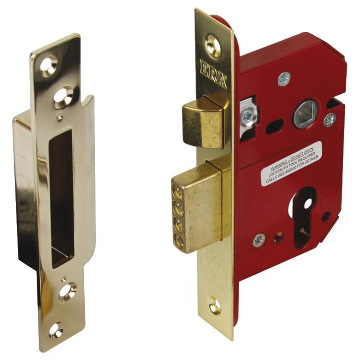 Mortice Sashlock, Lock Case Only, Steel and Zinc Alloy
