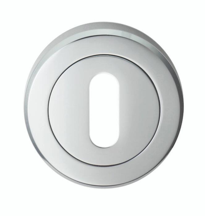 Round Escutcheon, Lock Profile, 50 X 10 Mm, Zinc Alloy