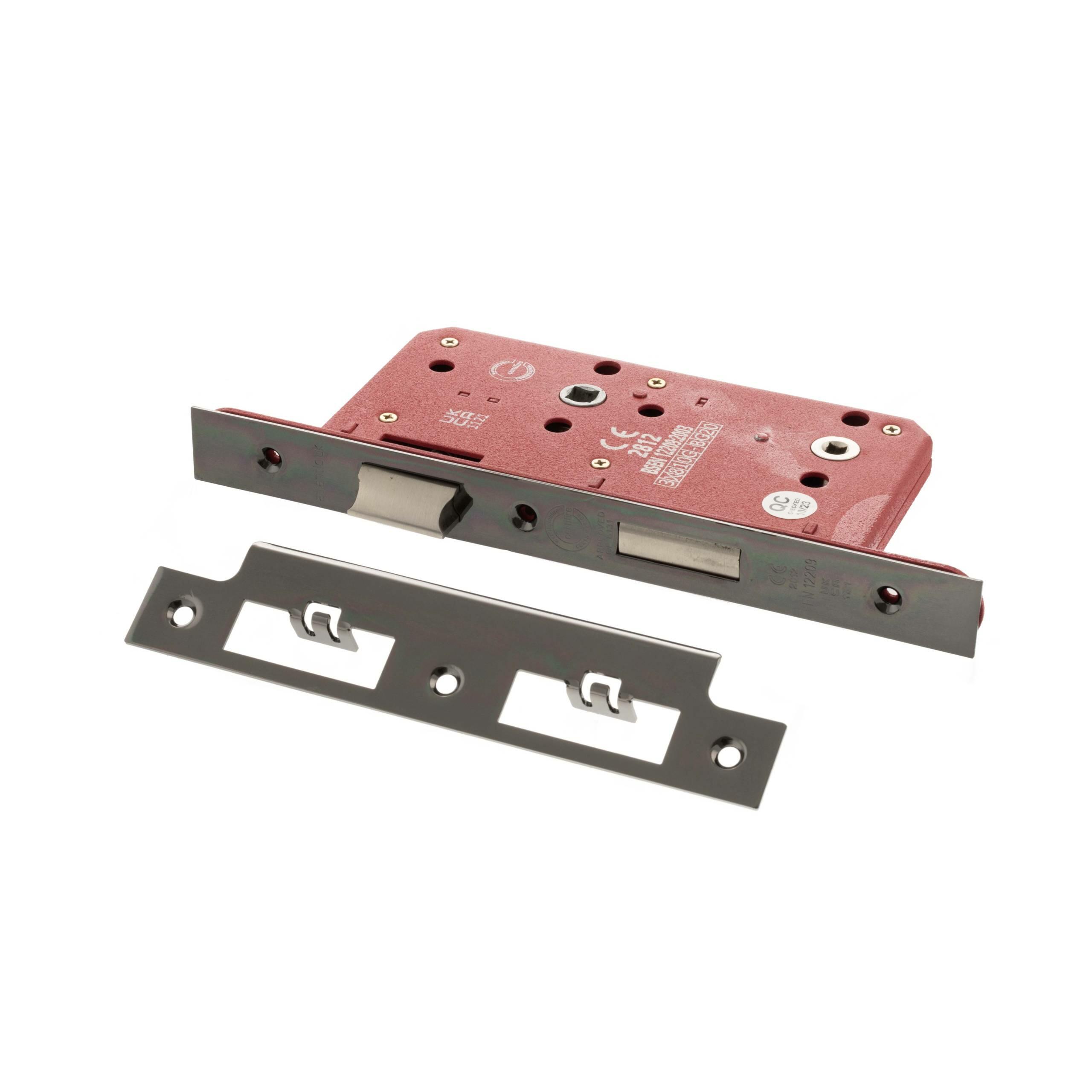 Atlantic Din Bathroom Lock Double Turn 60mm Backset