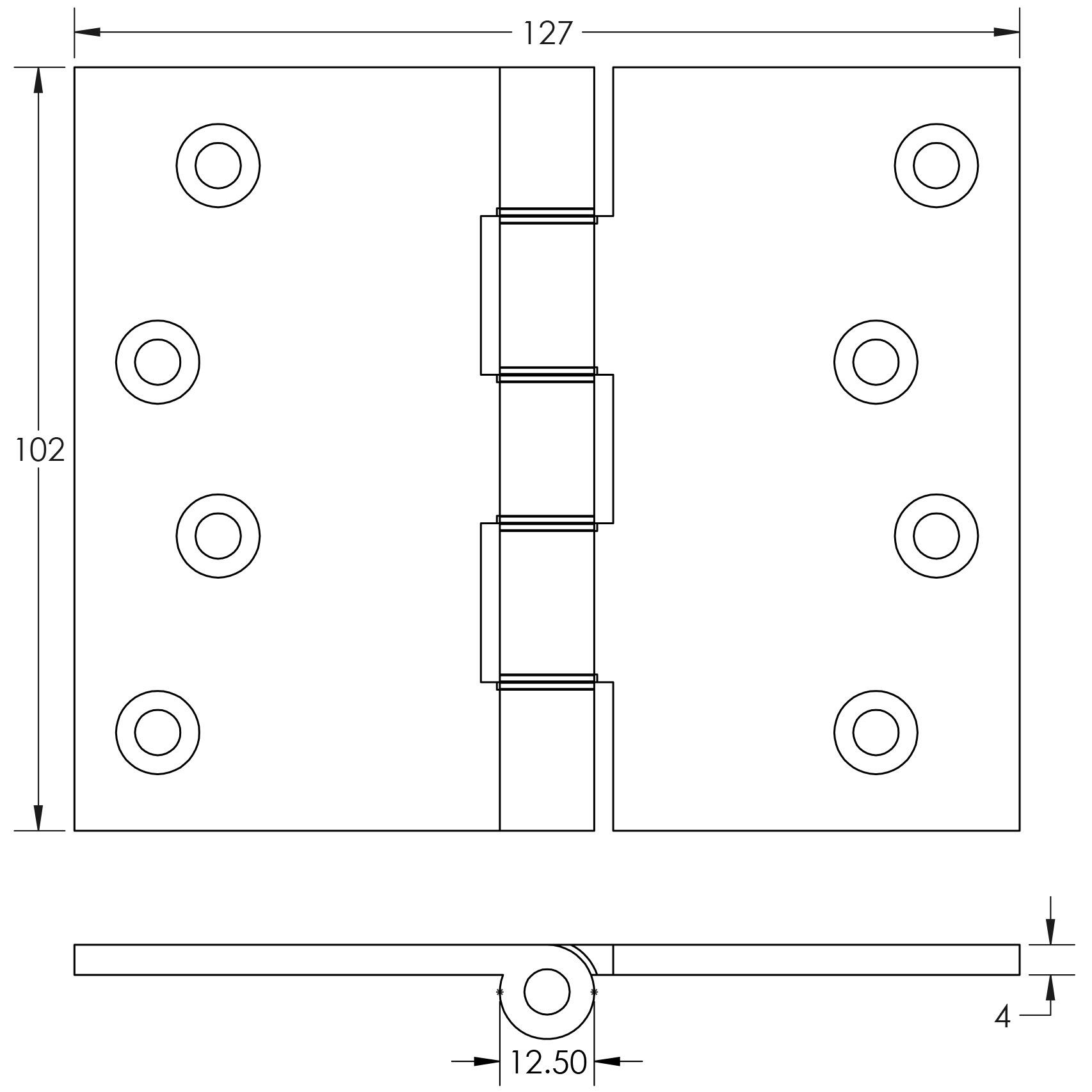 Projection Hinge
