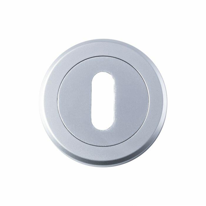 Round Escutcheon, Lock Profile, 50 X 10 Mm, Zinc Alloy