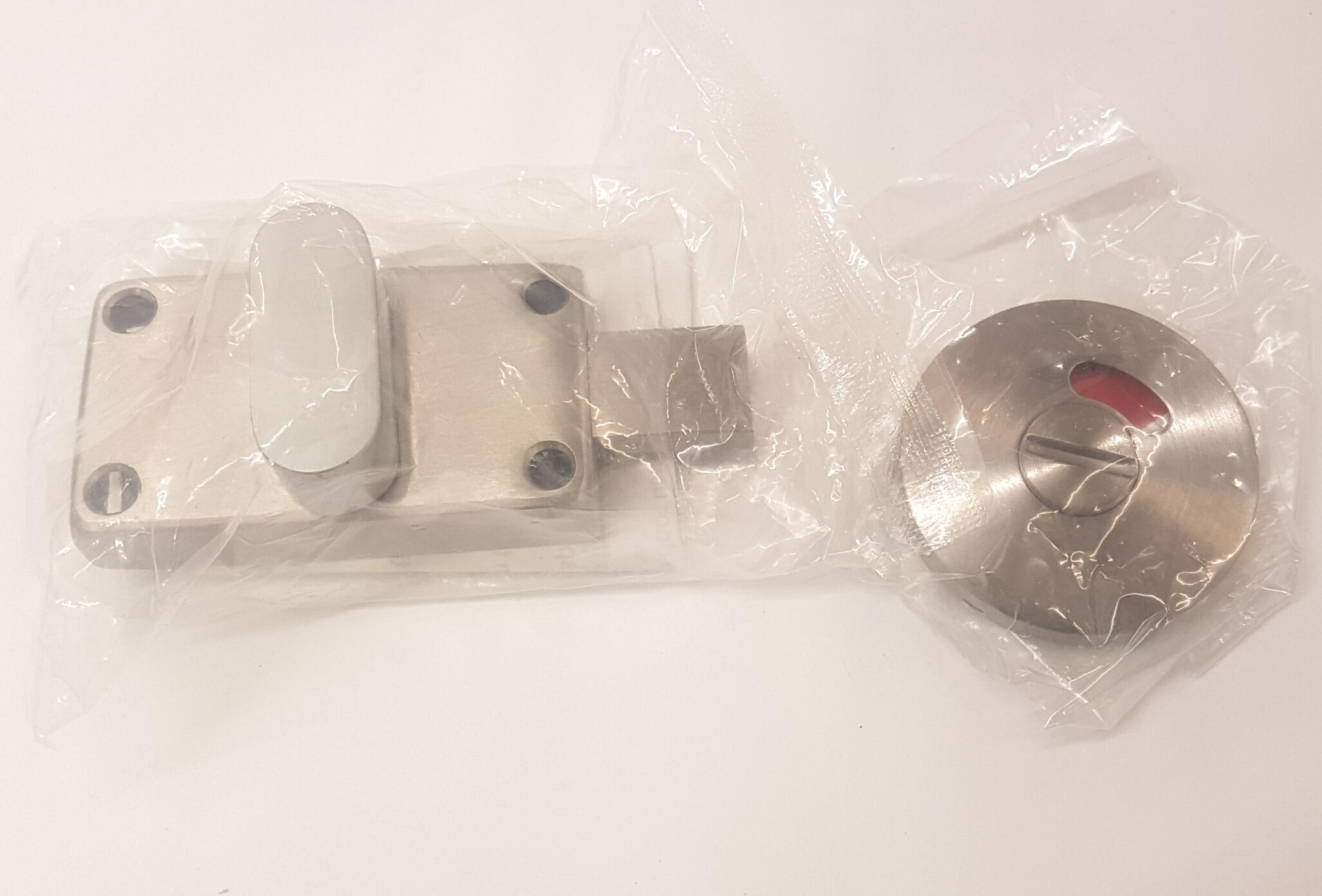 Cubicle Indicator Bolt Set Satin Stainless Steel (T205s)