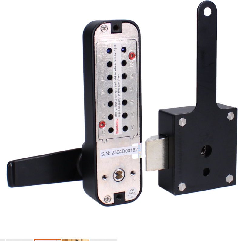 Borg Bl4409 Combination Door Lock With Slam Latch And Holdback, Marine ...