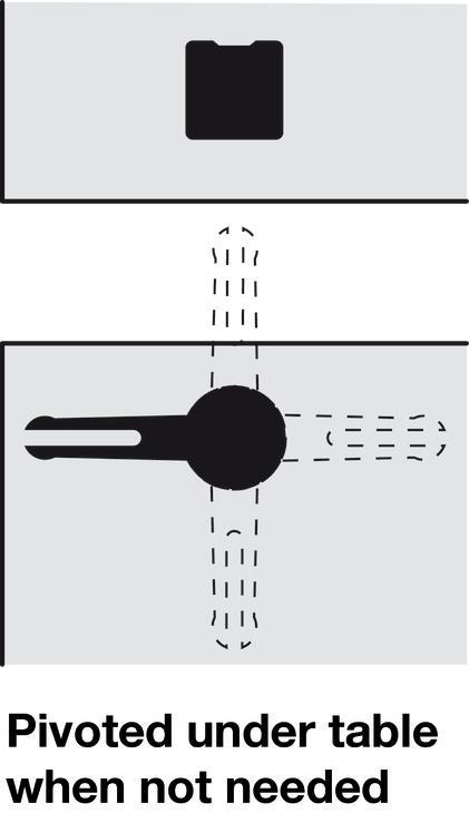 Table Connector, For Connecting Separate Table Tops, Steel
