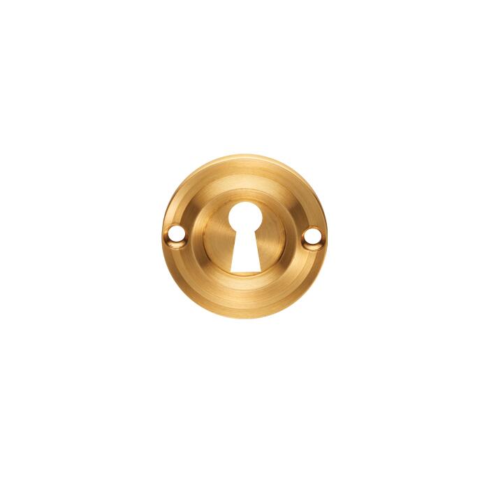 Victorian Round Escutcheon, Lock Profile, 42 X 4 Mm