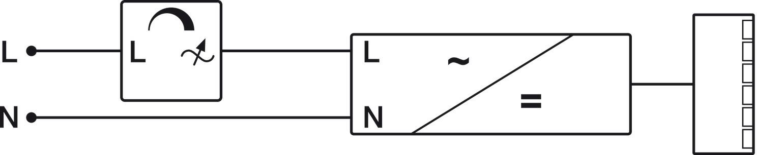 Led Driver 24 Volt, Dimmable, Rated Ip 20, Loox5