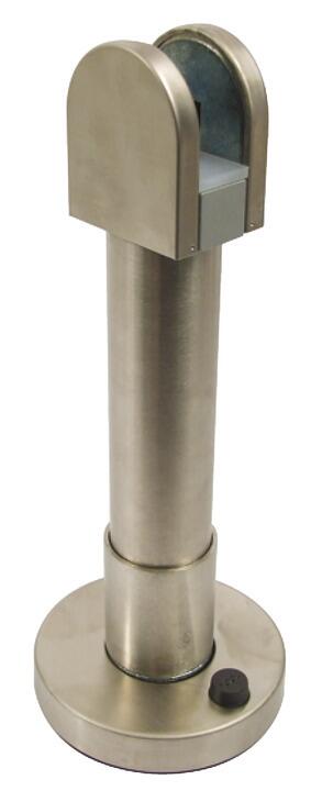 Adjustable Foot Support, 316 L Cubicle Fittings For Glass Partitions, Pba