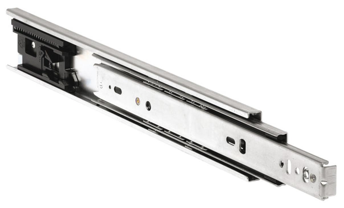Ball Bearing Drawer Runners, Full Extension, Accuride 3832tr Touch Release