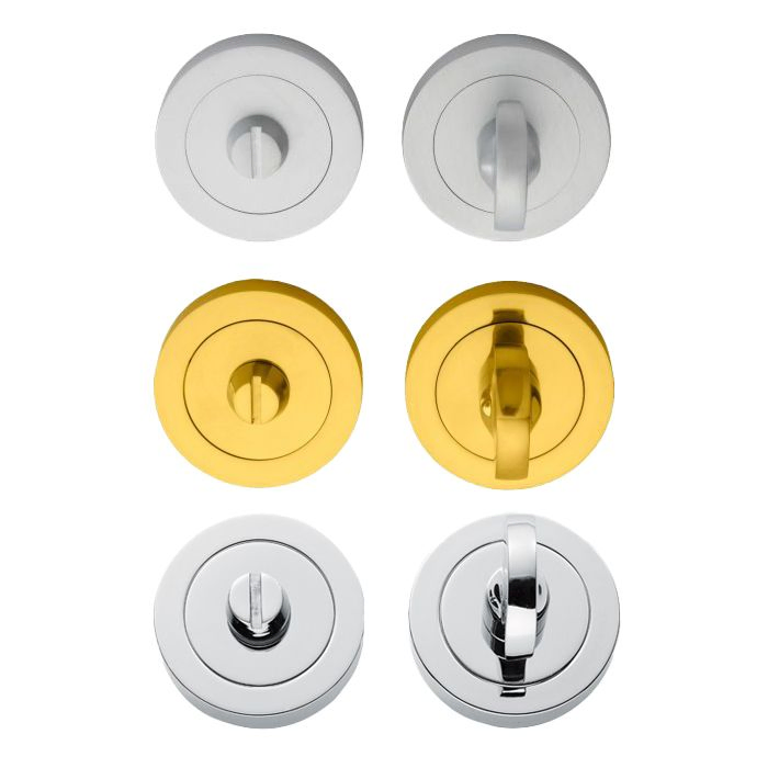 Thumbturn & Release On Concealed Fix Round Rose (80mm Spindle)