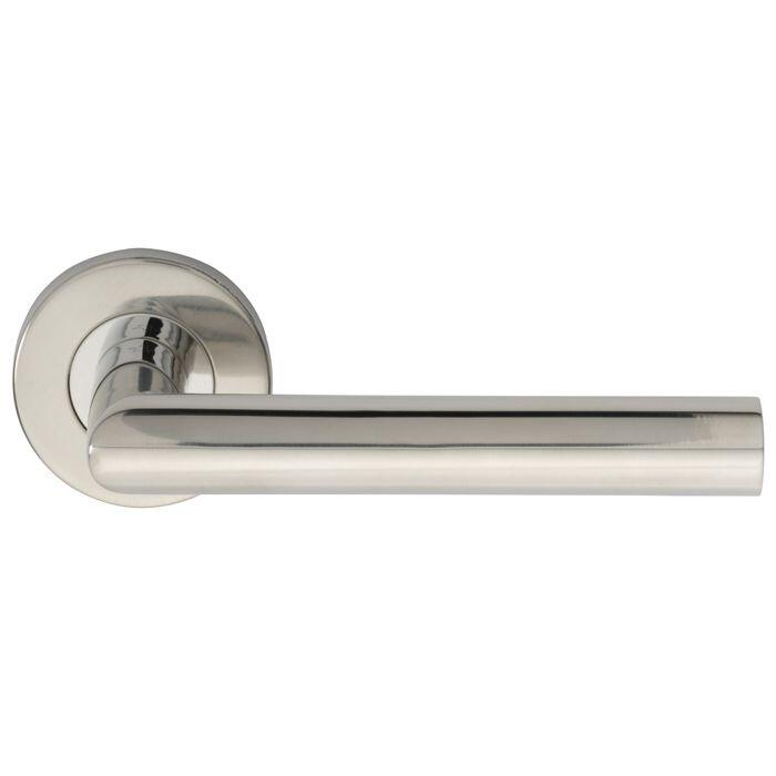 Treviri Mitred Lever Handle On Concealed Fix Round Rose, Grade 304 ...