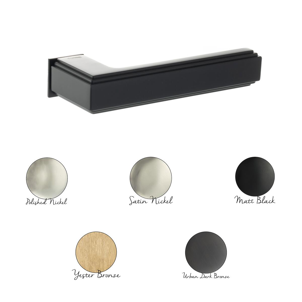 Forme Alila Lever Door Handle On Concealed Square Rose