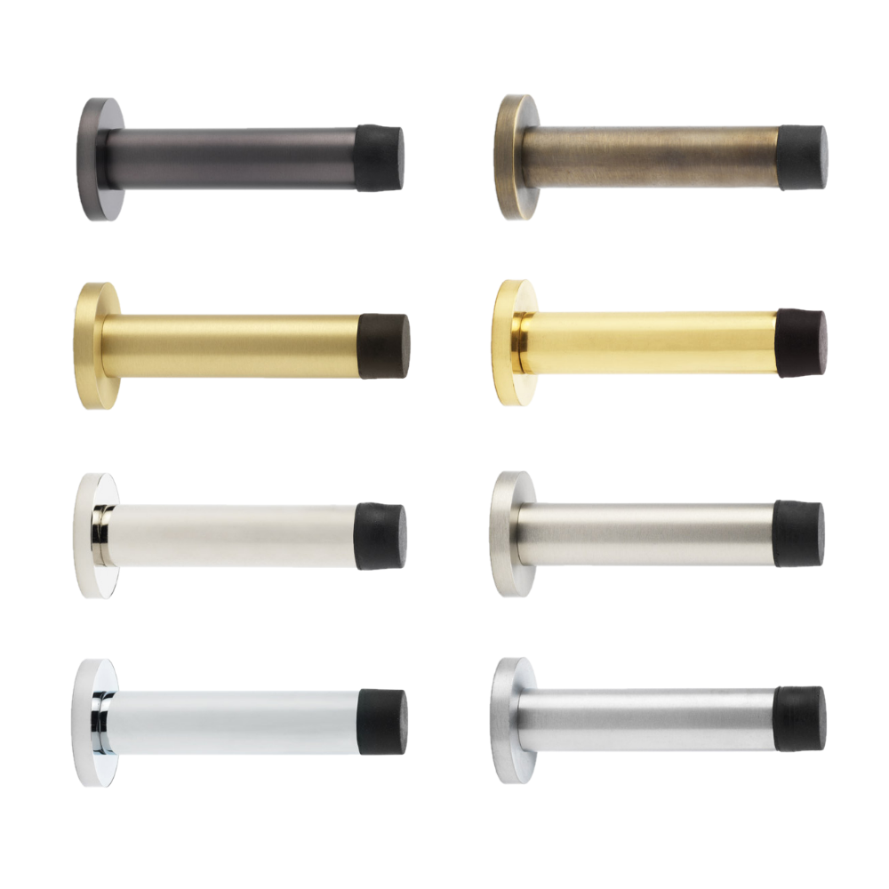 Cylinder Projection Door Stop On Rose