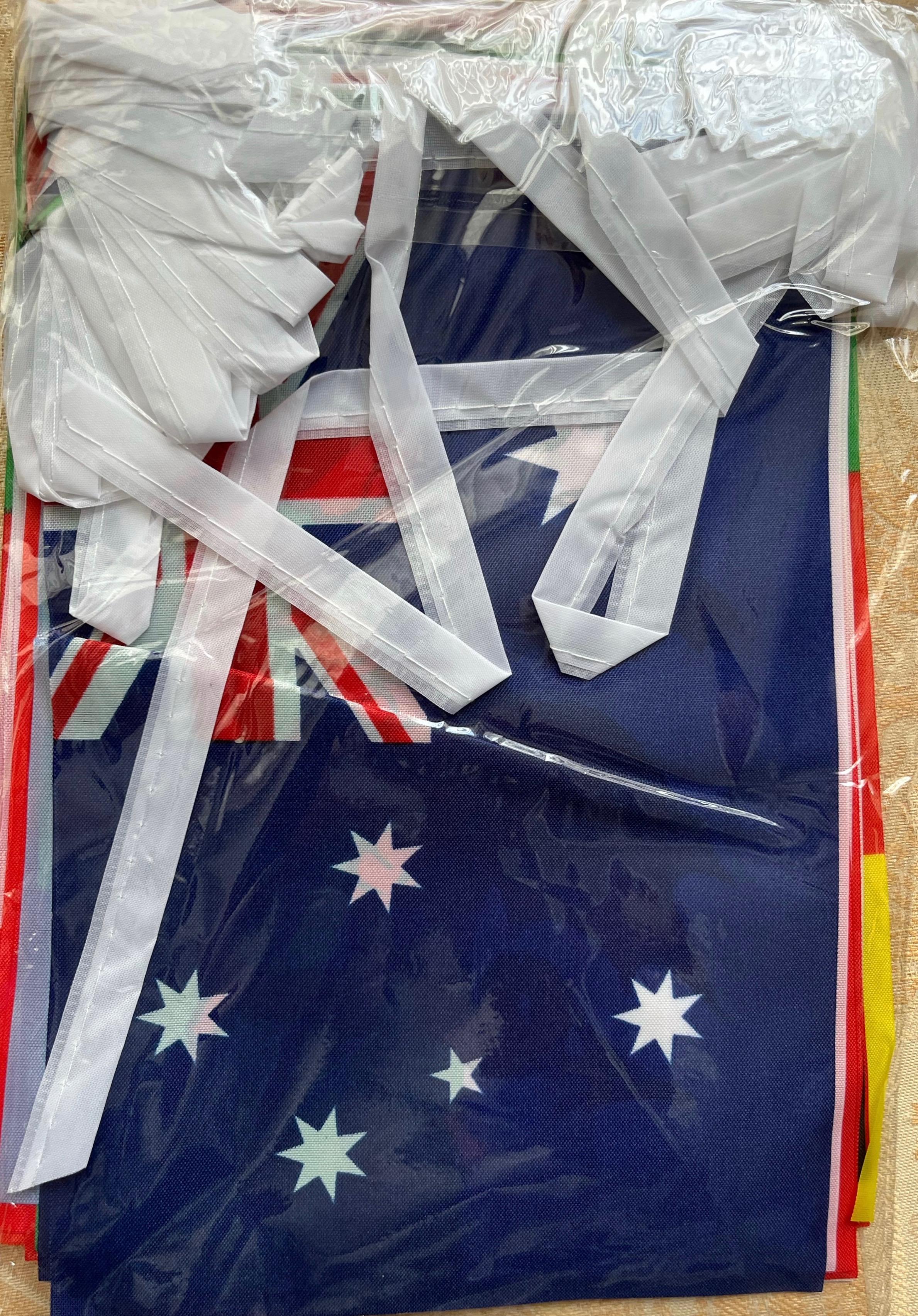 World Cup Qatar 2022 - Fabric Flag and Bunting Pack (32 Fabric Flags ...