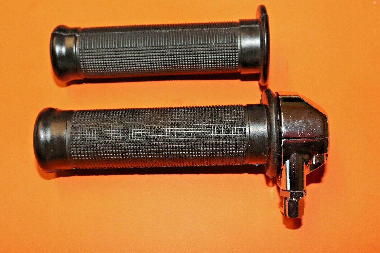 CLASSIC 1" THROTTLE METAL TUBE TWIST GRIP SET BSA NORTON AJS MATCHLESS