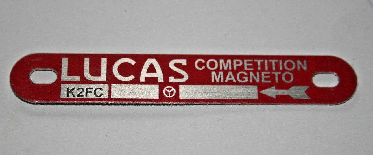 LUCAS K2FC TRIUMPH BSA NORTON COMPETITION MAGNETO RED LABEL