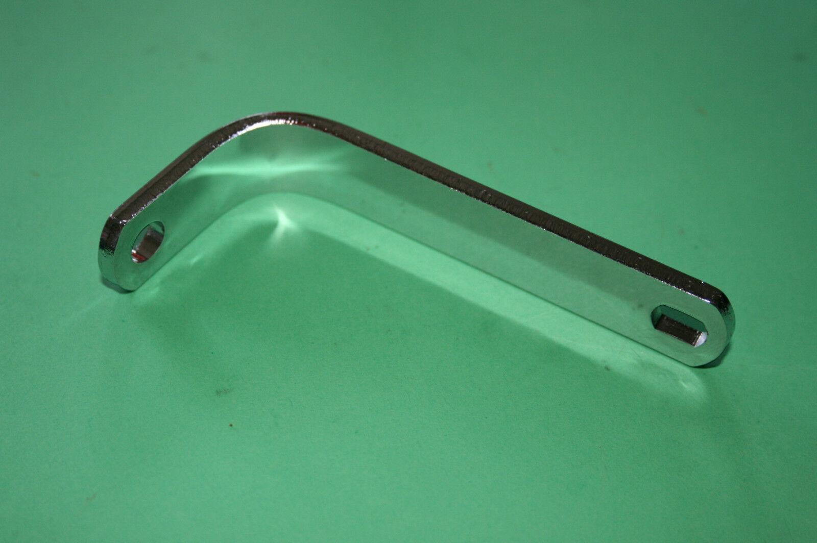 TRIUMPH T100 T120 T140 CHROME L SHAPED EXHAUST PIPE MOUNTING BRACKET 70 ...