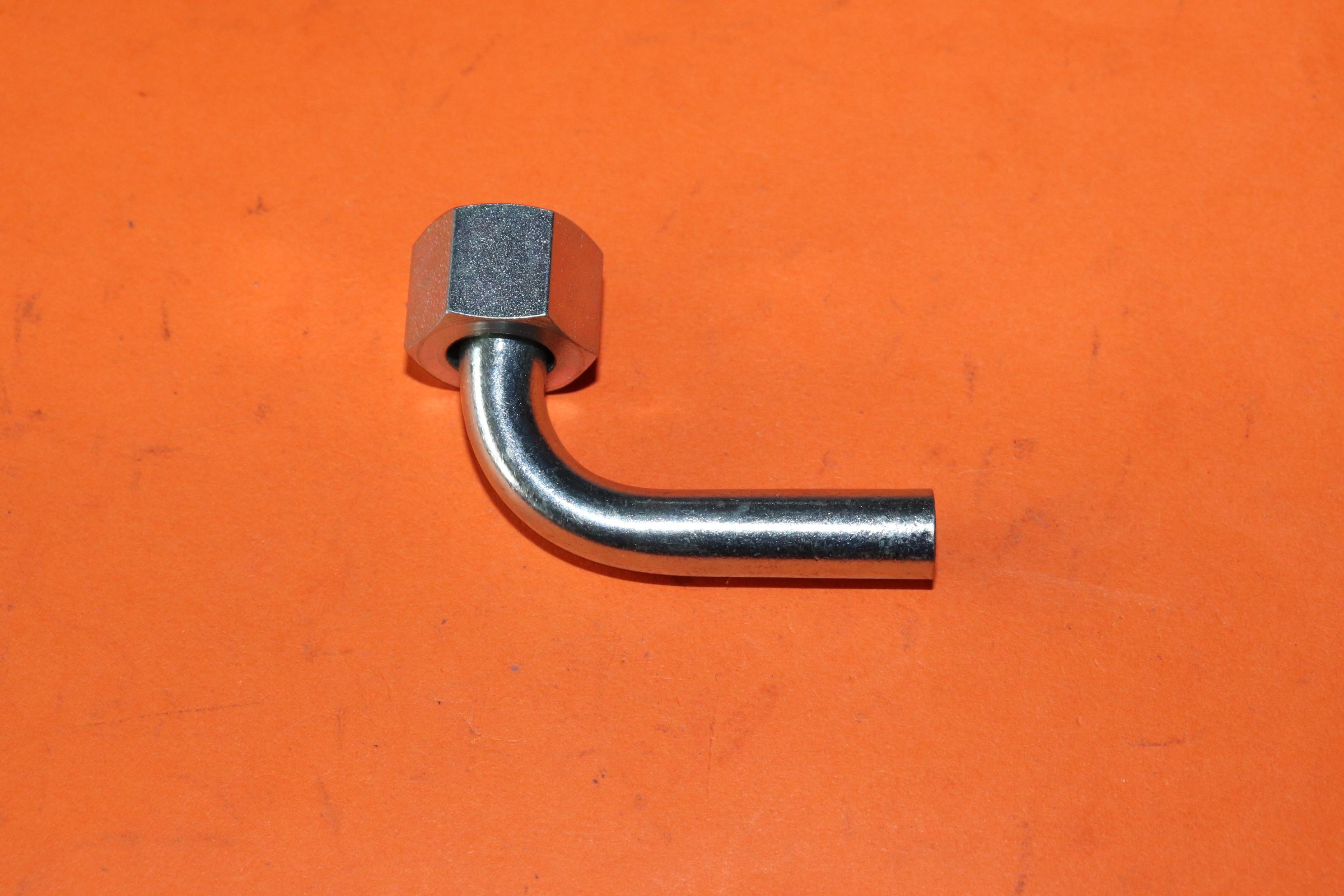 TRIUMPH BSA 1/4" NUT 90 degree FUEL HOSE PETROL TAP CONNECTOR 5/16 ...