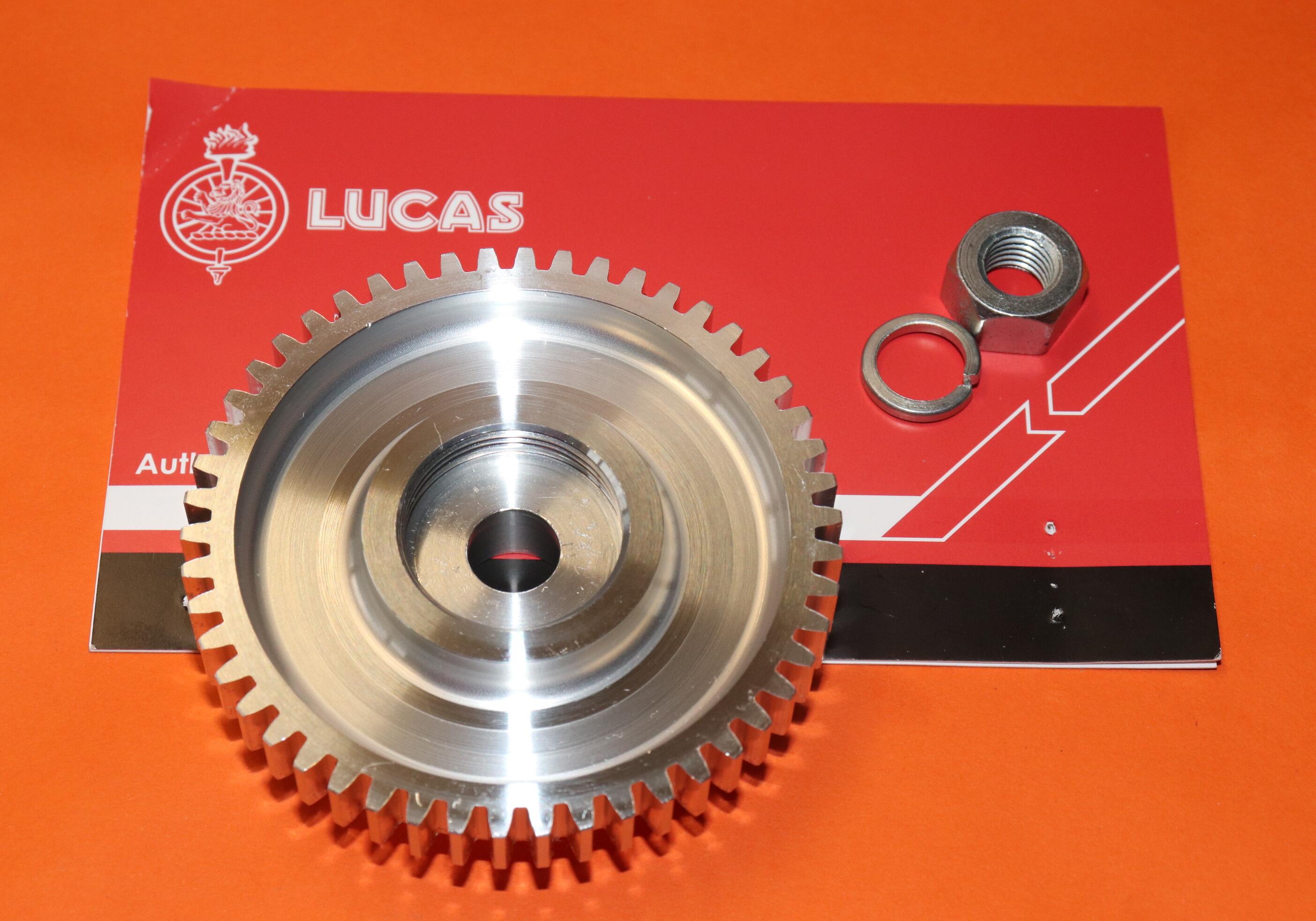 TRIUMPH PRE UNIT MAGNETO MANUAL ADVANCE TIMING GEAR LUCAS K2FR K2FC BTH ...