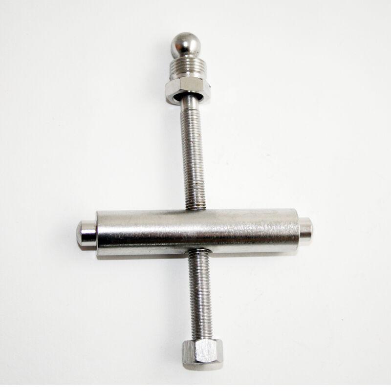 TRIUMPH PRE UNIT RIGID GEARBOX ADJUSTER 57-0275 1938-1954 stainless steel