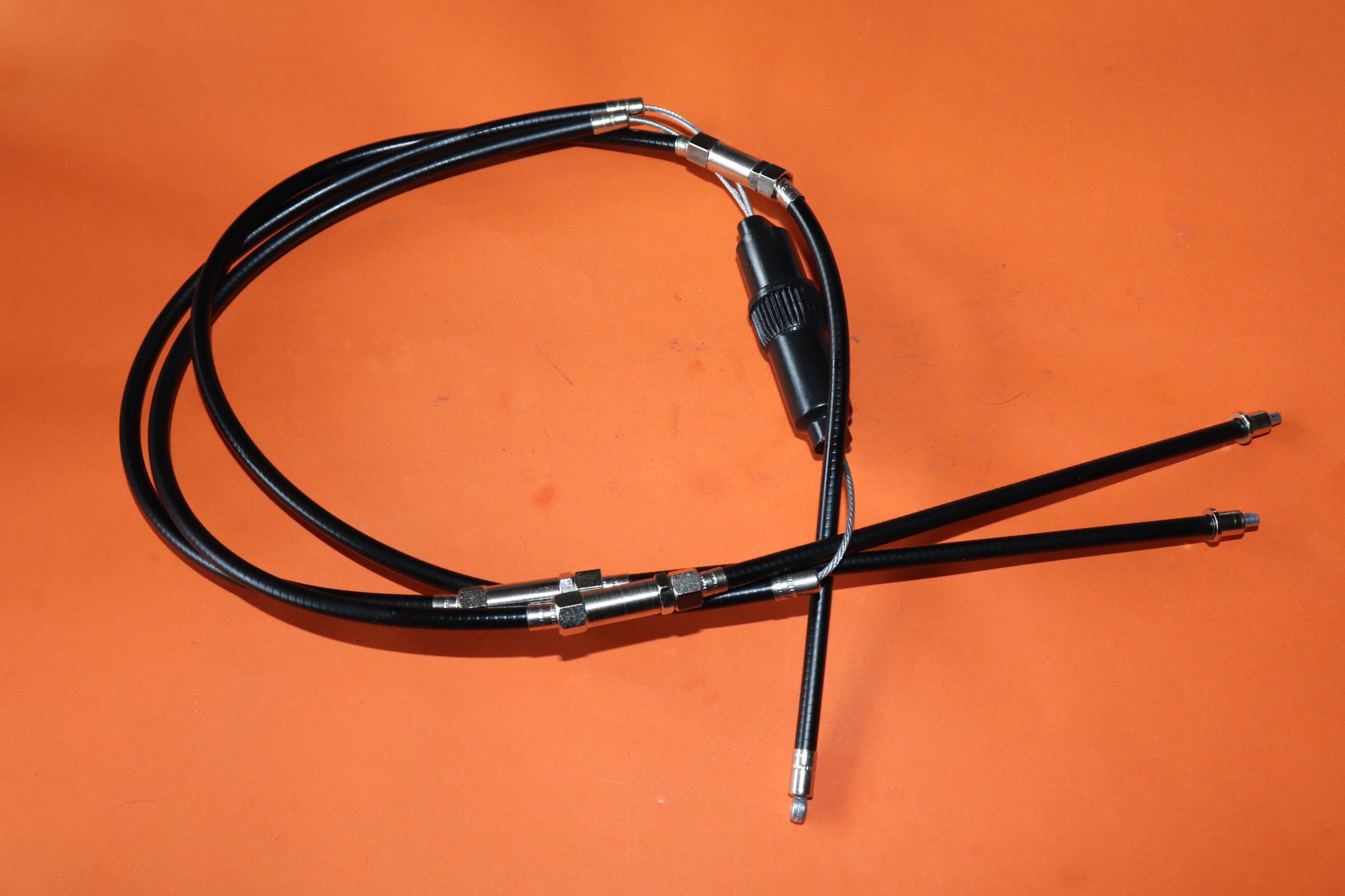 TRIUMPH T120 T140 BONNEVILLE CHOKE CABLE CARBS TOP WITHOUT ADJUSTERS 60 ...