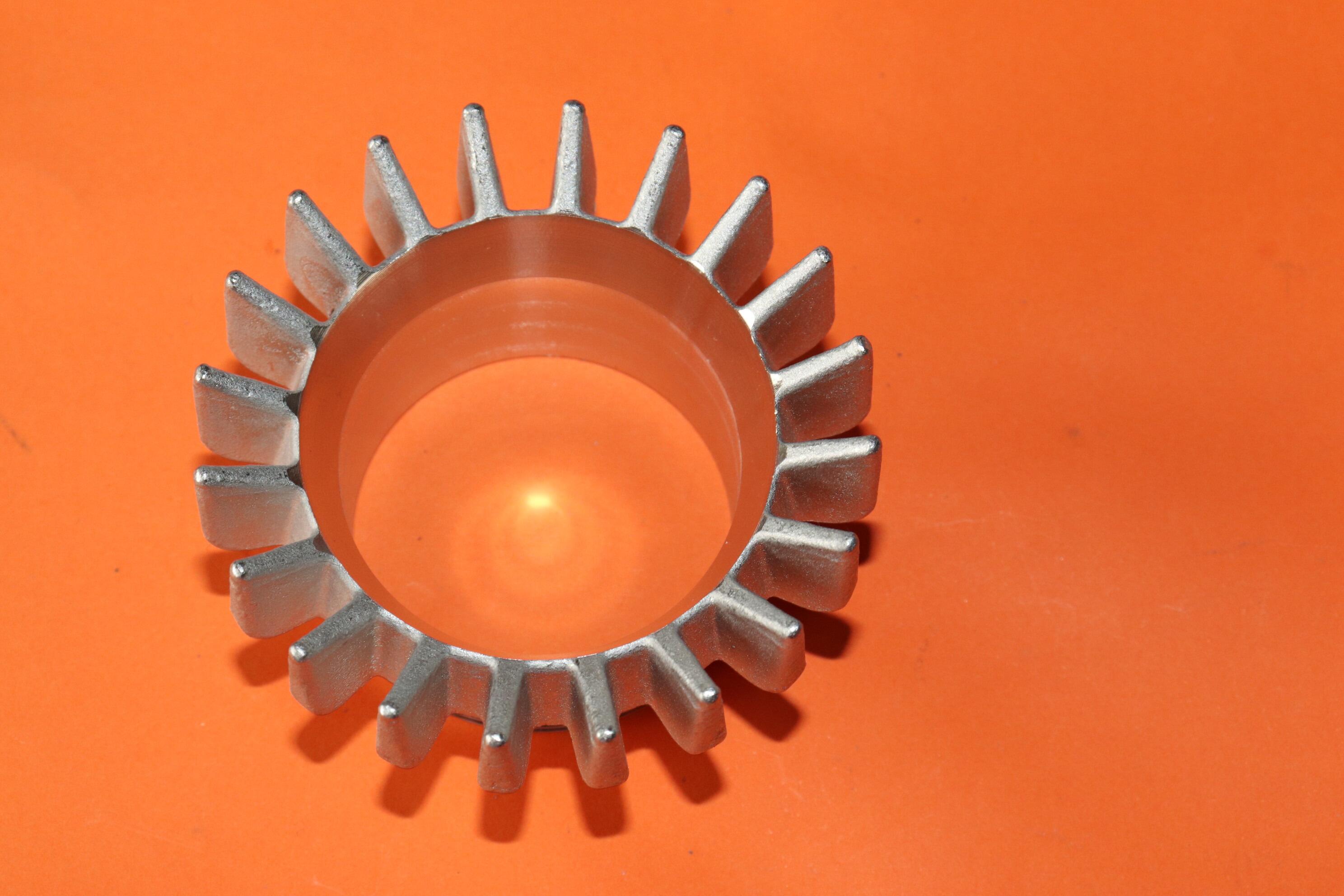 NORTON 850 COMMANDO STAINLESS STEEL FINNED EXHAUST ROSE 06-3555