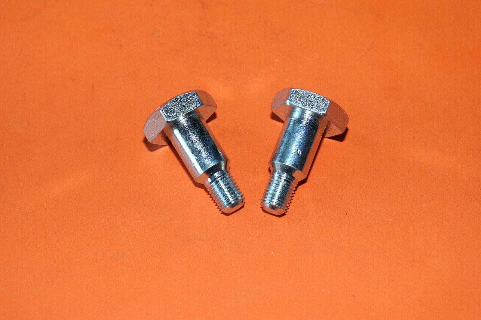 BSA M20 M21 RIGID PAIR REAR STAND BOLTS 24-6055 66-4772 UK MADE