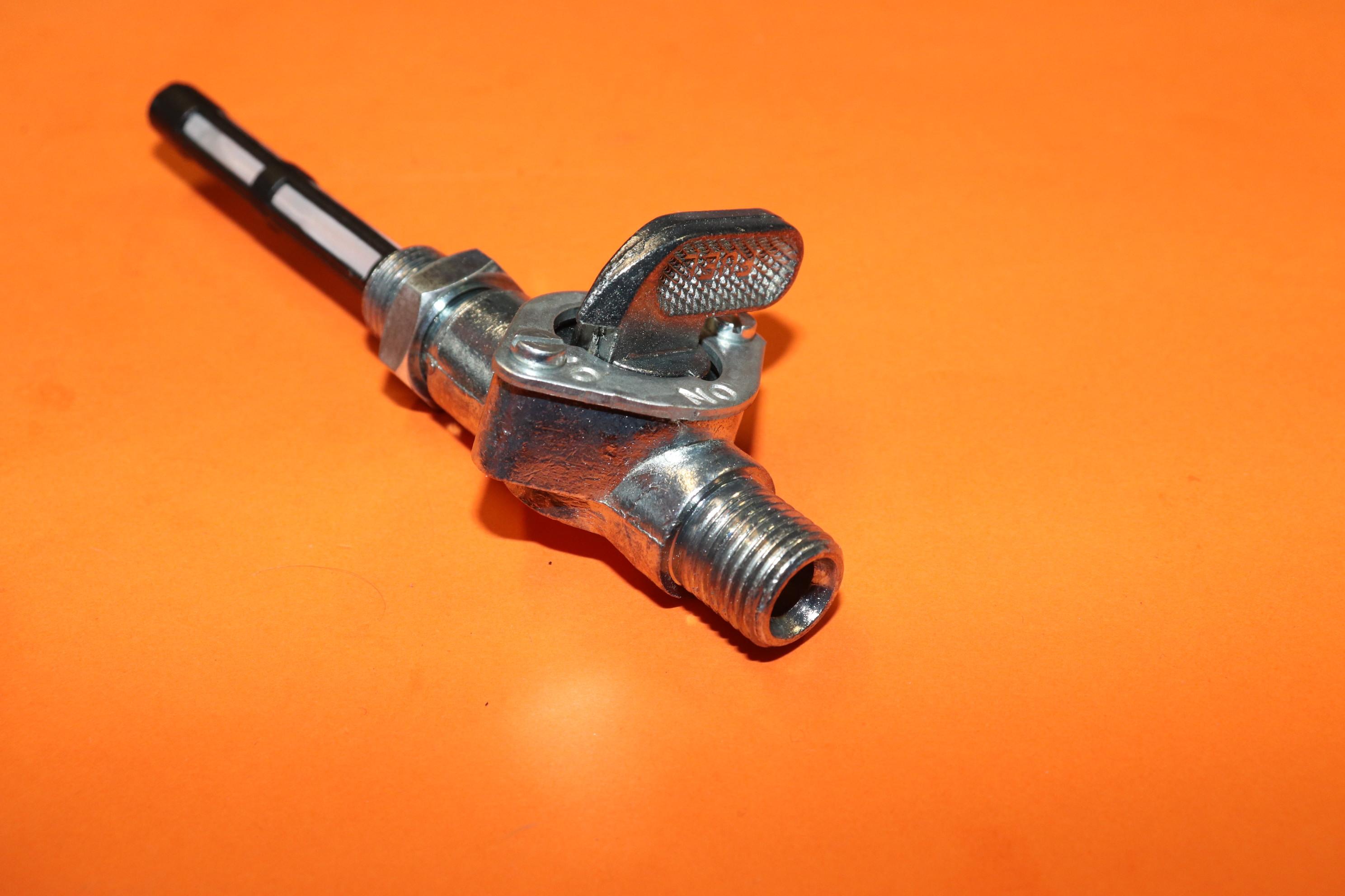 TRIUMPH T140 TR7 BAP MAIN PETROL FUEL TAP WITH TUBE 1/4 1/4 60-7266 UK MADE