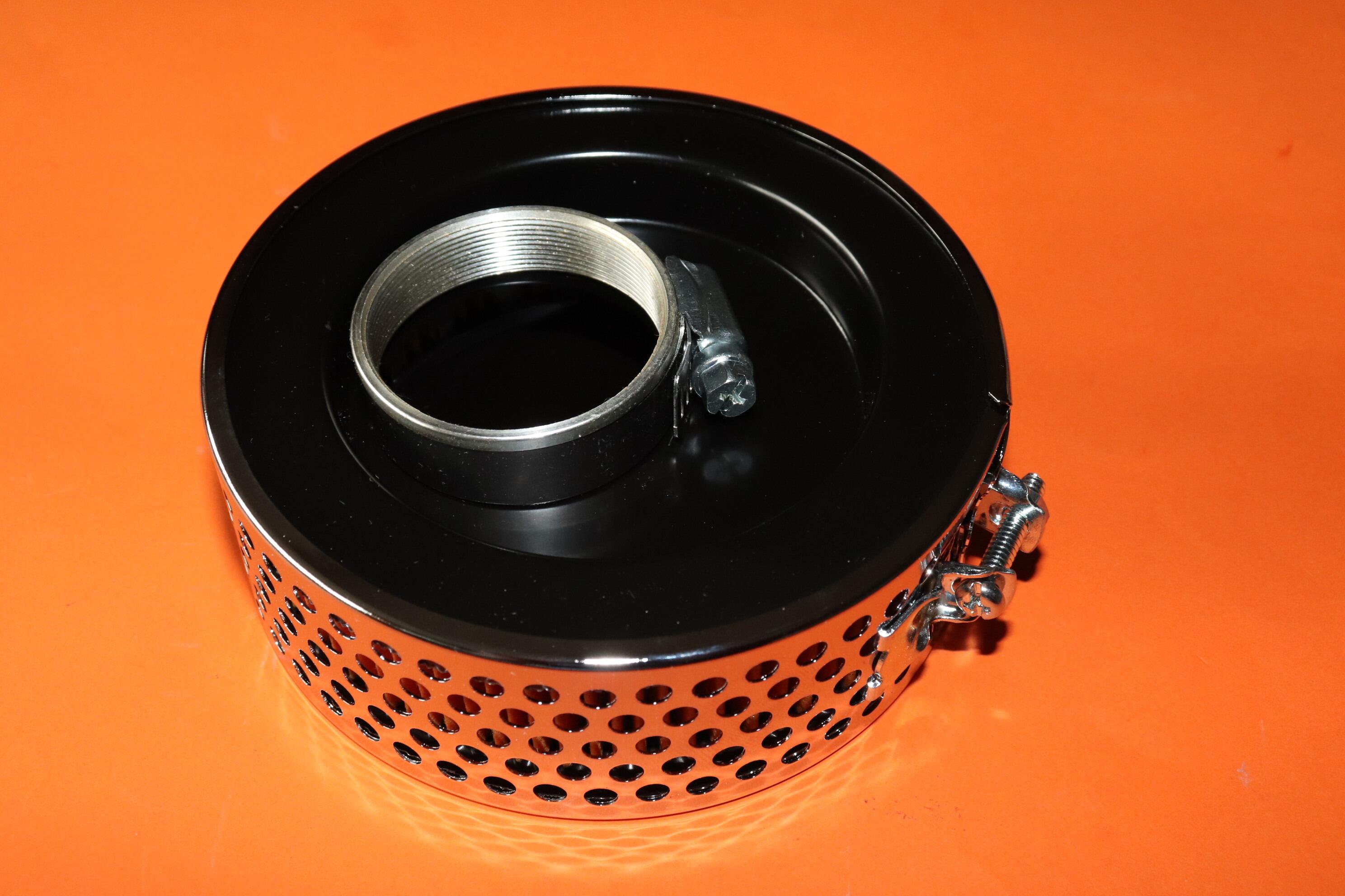 TRIUMPH BSA NORTON OFFSET PANCAKE AIR FILTER ASSY 928 930 932 CARBS 82-6432