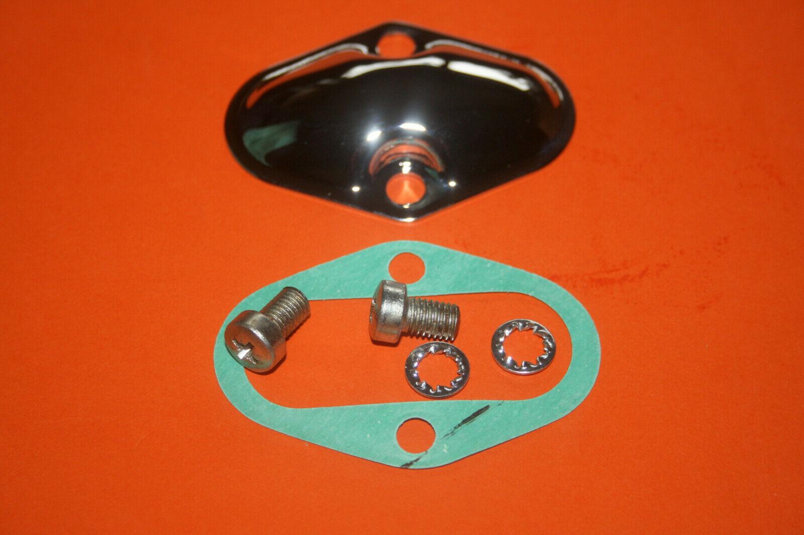 57-1542 T1542 TRIUMPH PRE UNIT SLICKSHIFT GEARBOX CHROME COVER PLATE KIT UK