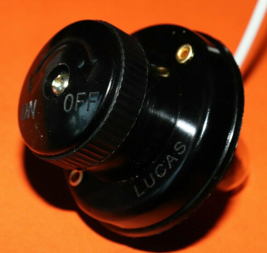 TRIUMPH BSA ARIEL AJS LUCAS DC40 INSPECTION PANEL LAMP 56023D 1936-50