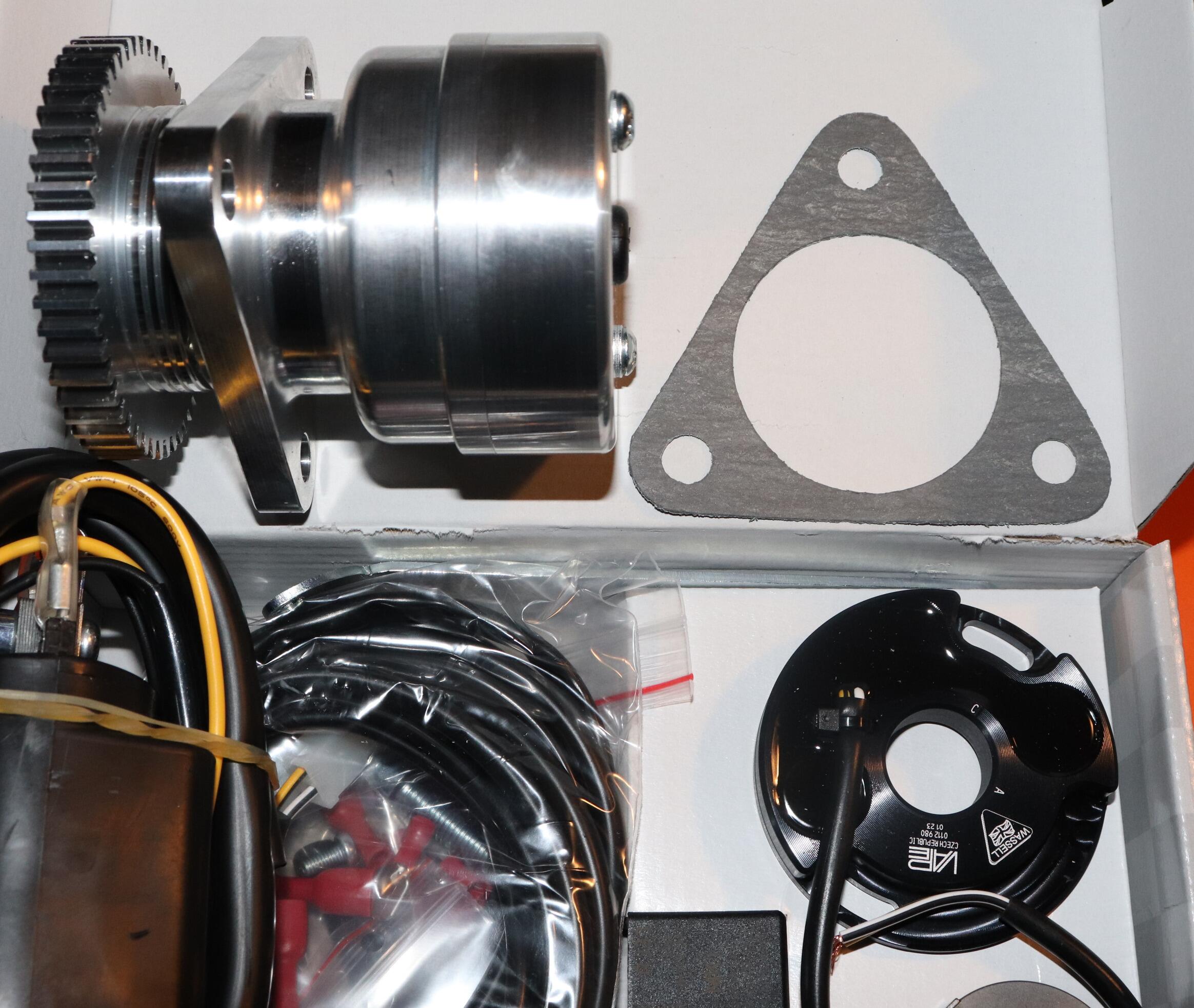 TRIUMPH PRE UNIT 12V LUCAS K2F MAGNETO ELECTRONIC REPLACEMENT IGNITION ...